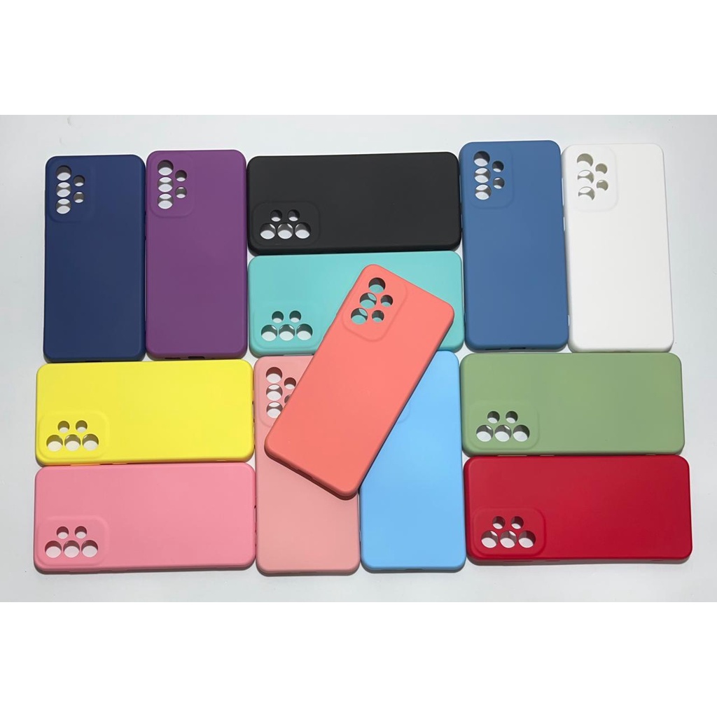 Kit Capa Capinha Samsung Galaxy A33 5G silicone com proteção de câmera ...