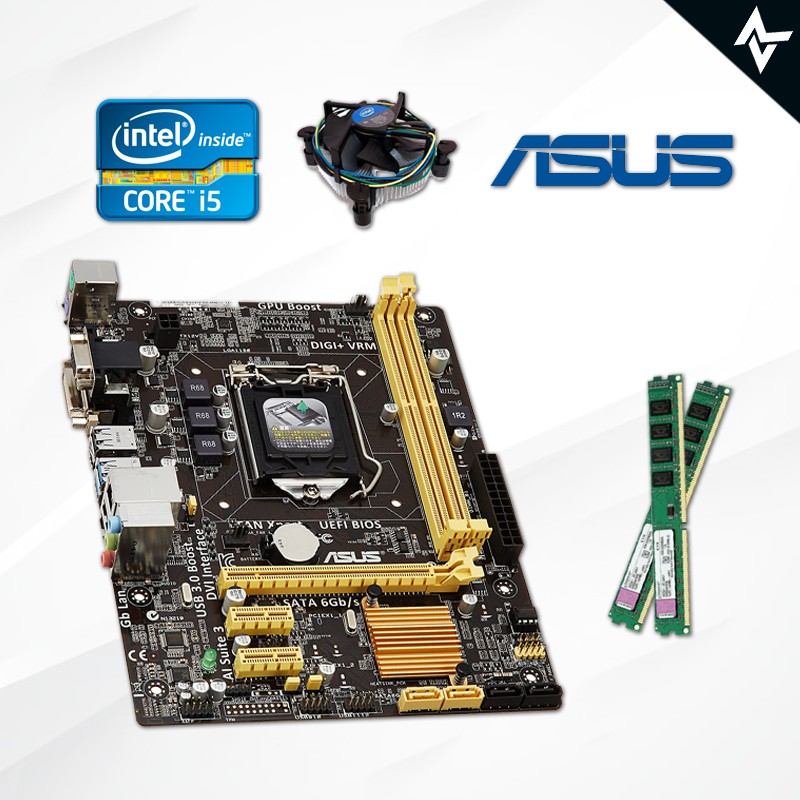 Kit i5 4590 + 8GB RAM + Placa Mãe Asus + Cooler Box | Shopee Brasil