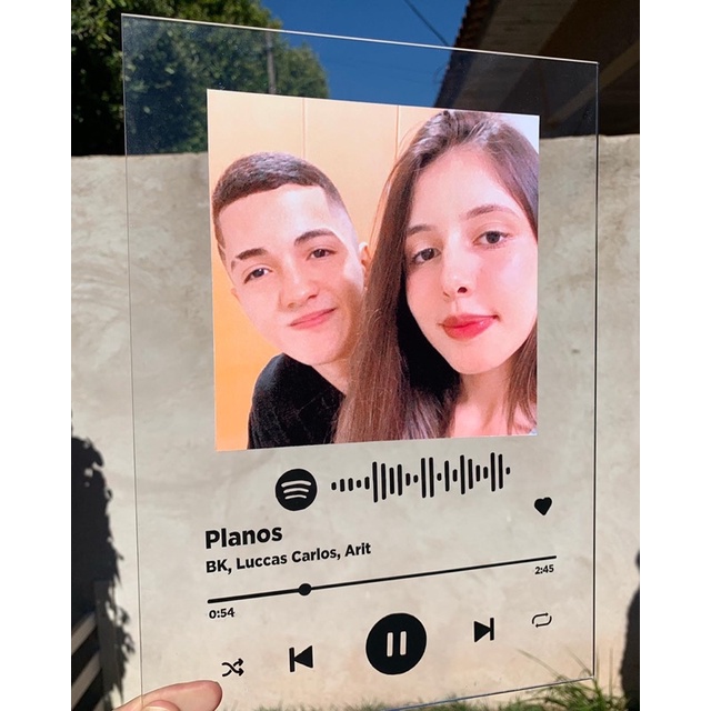Placa Spotify | Shopee Brasil