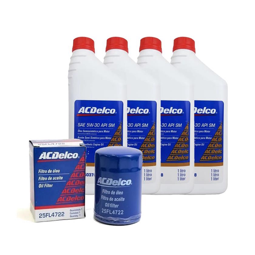 Kit Troca De Oleo 0w20 Onix 2017 A 2023 Original Acdelco 98550549 25FL4722 | Shopee Brasil
