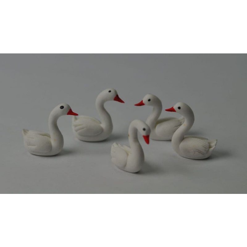 Kit 5 Mini Patos Miniaturas Decorativas Jardim Mini Cenários | Shopee ...