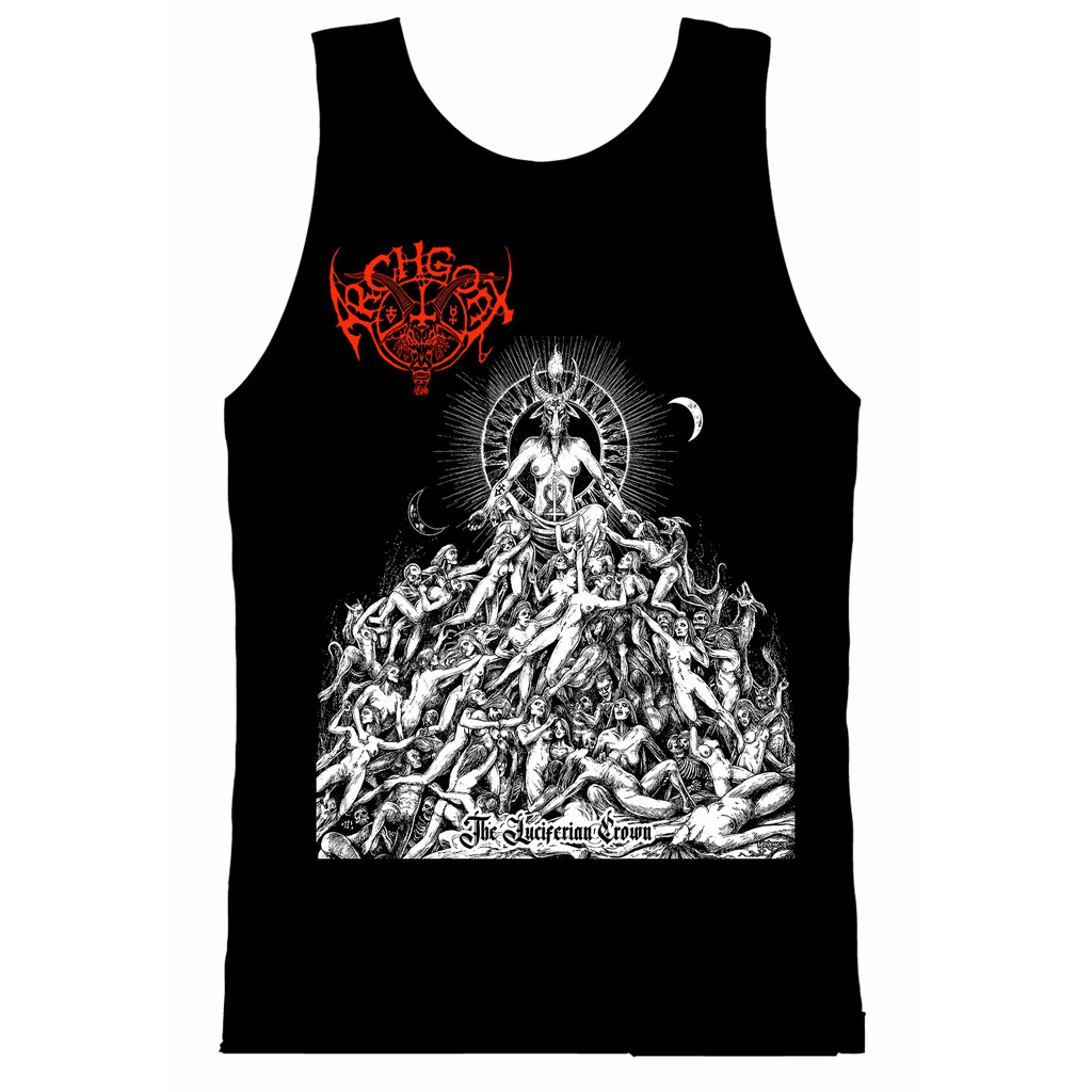 Camiseta Archgoat The Luciferian Crown Regata. Death Black metal ...