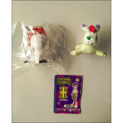 Kit 2 Miniaturas Digimon Joe - 2 Gomamon + Card Ligmon Joe - Confiança ...