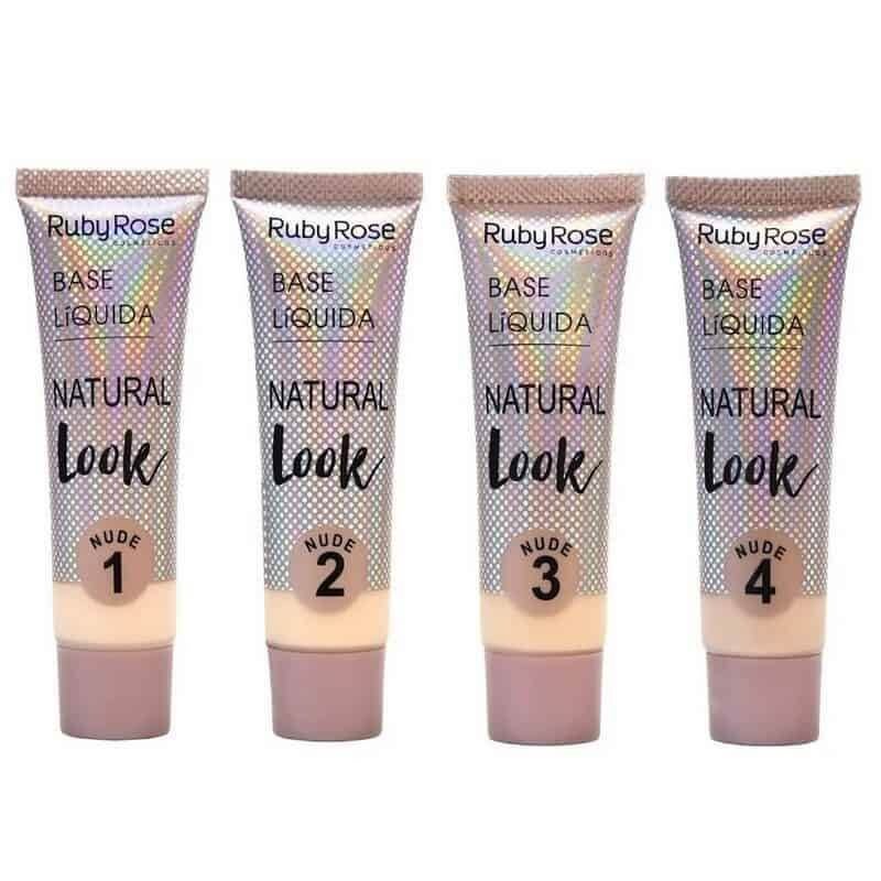 Base Liquida Natural Look Ruby Rose | Shopee Brasil