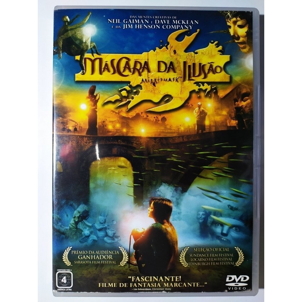 Dvd Máscara Da Ilusão Mirrormask Jason Barry Rob Brydon Orig | Shopee ...