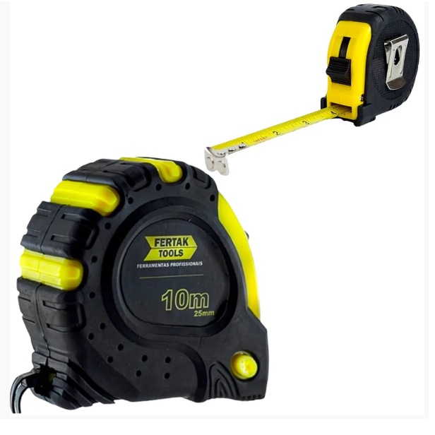 Trena Profissional Emborrachada 10 Metros - Com Trava | Shopee Brasil