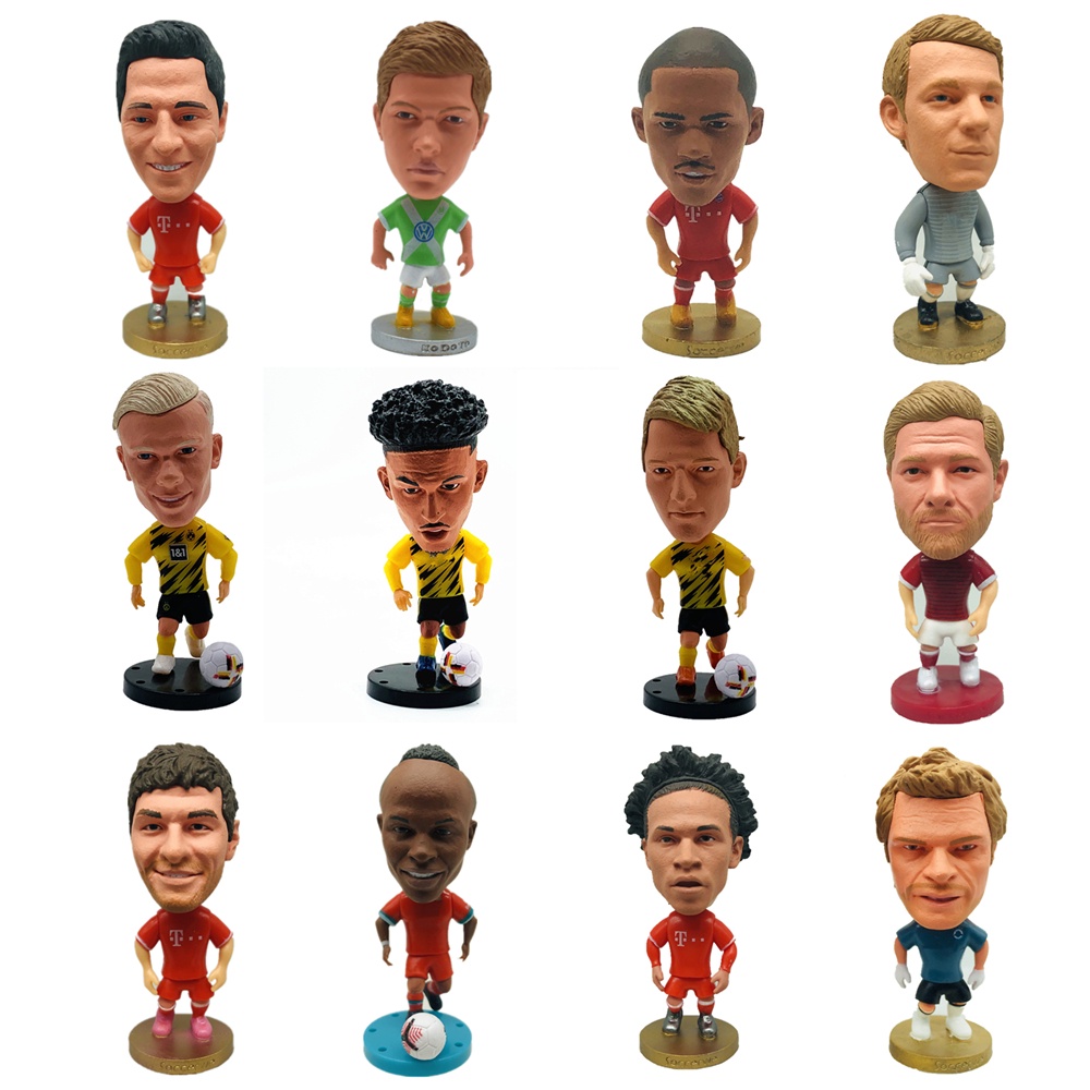 Soccerwe 7cm Altura Jogador De Futebol Mini Cartoon Bonecas Bayern ...
