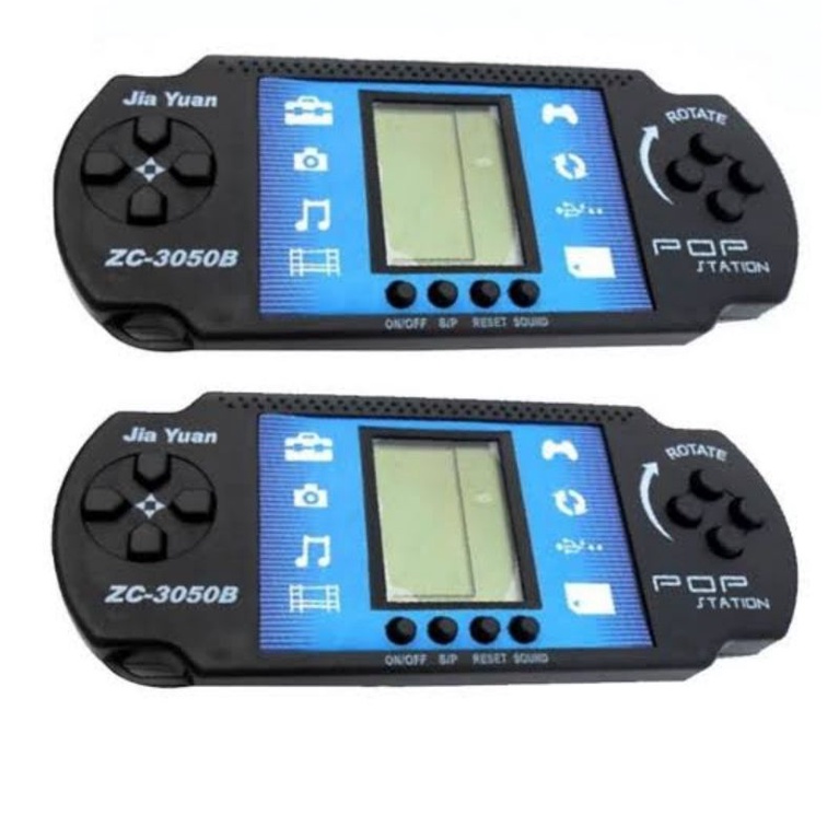 Pop Station Mini Game Portátil Retrô De Mão Puzzle E Brick Brain ...