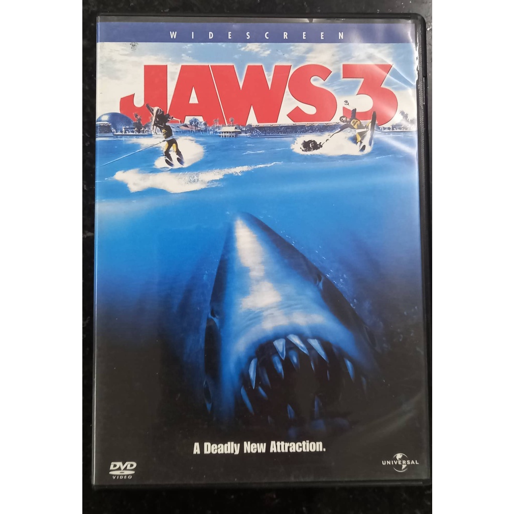 DVD original e importado - TUBARÃO 3 (Jaws 3) - 1983 | Shopee Brasil