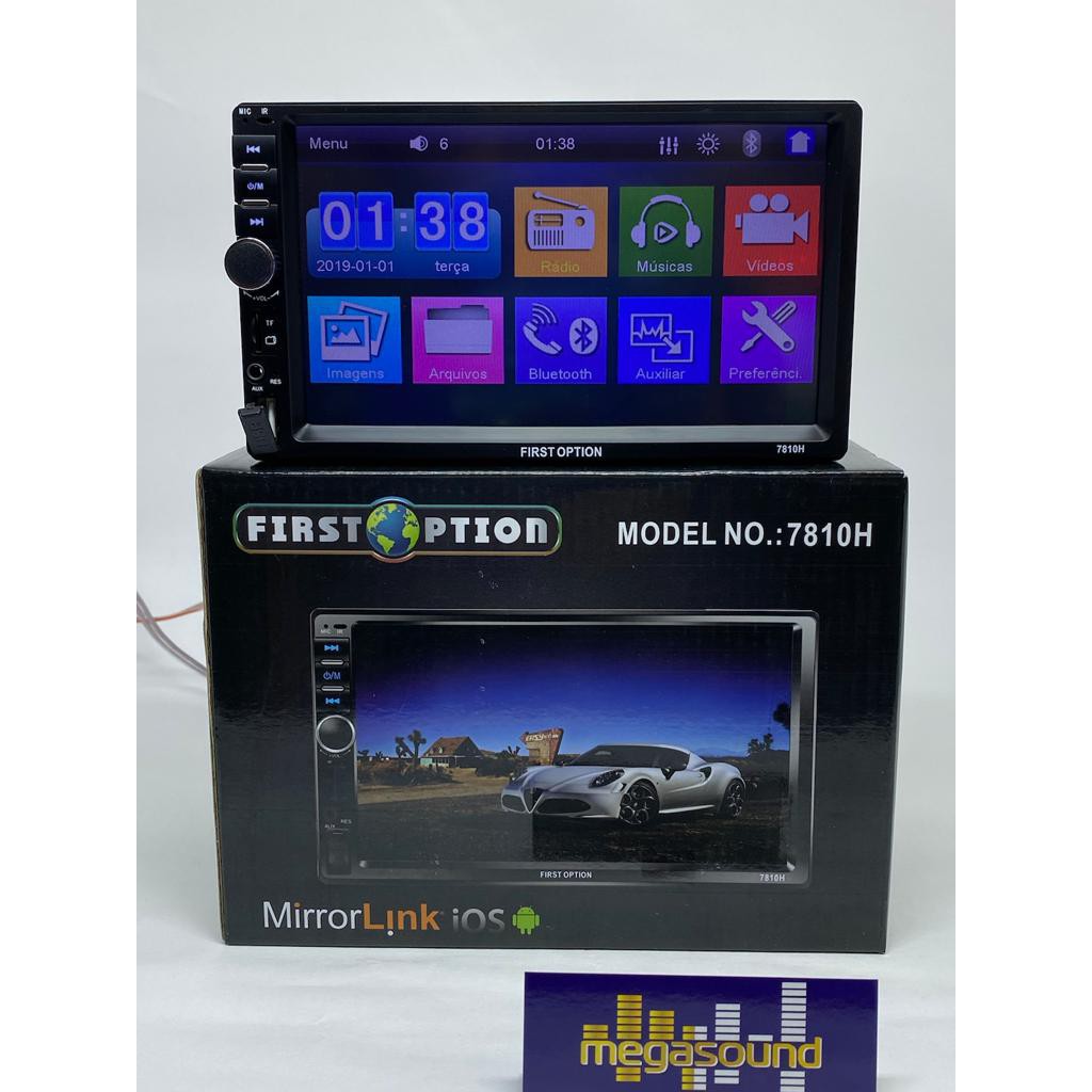 CENTRAL MULTIMIDIA MP5 FIRST OPTION 7810H | Shopee Brasil