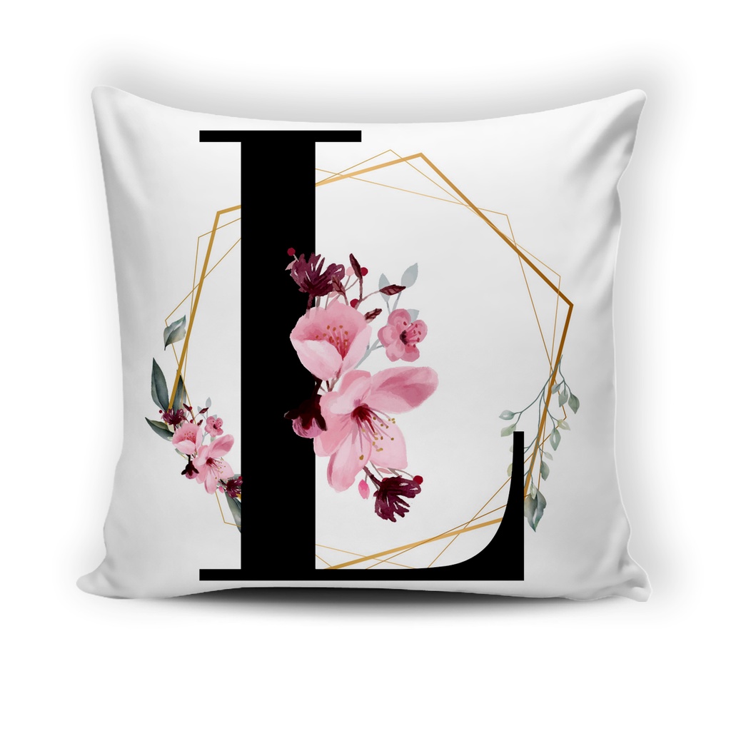 PROMOÇÃO CAPA PARA ALMOFADA AVULSA LETRAS ALFABETO A-Z REF.L | Shopee ...