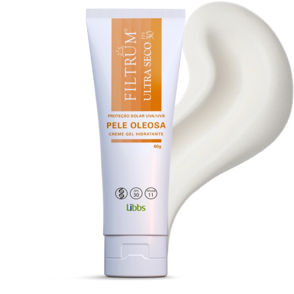 Protetor Solar Facial Libbs Filtrum Ultra Seco Pele Oleosa FPS30 60g ...