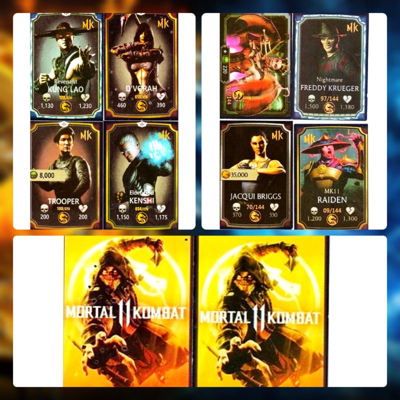 Card Game MORTAL KOMBAT - Trading Cards | Shopee Brasil