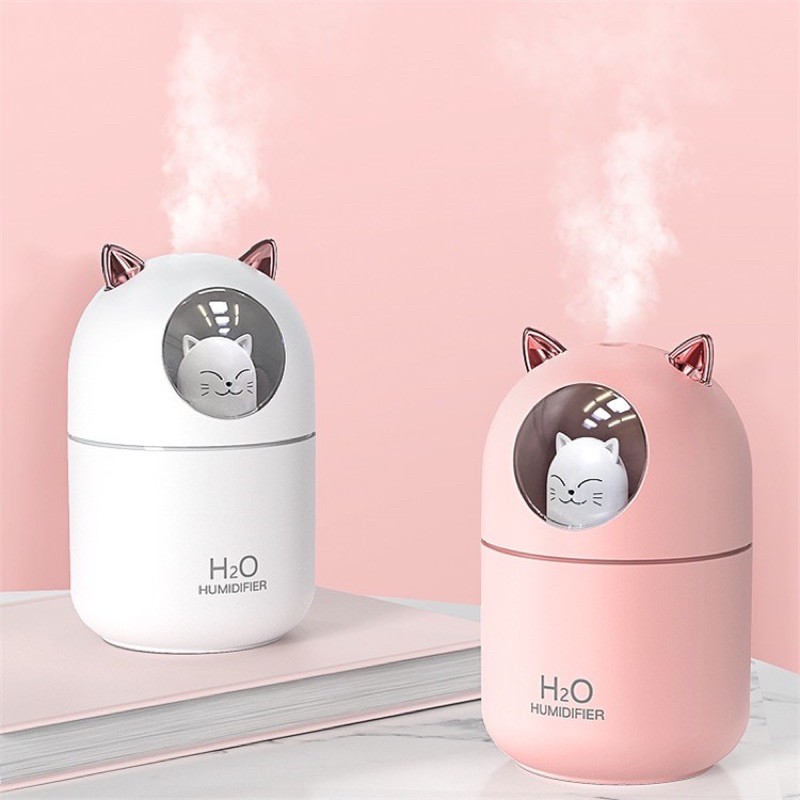 Cute Cat Mini Umidificador Usb Silencioso Para Umidificador De Ar De ...