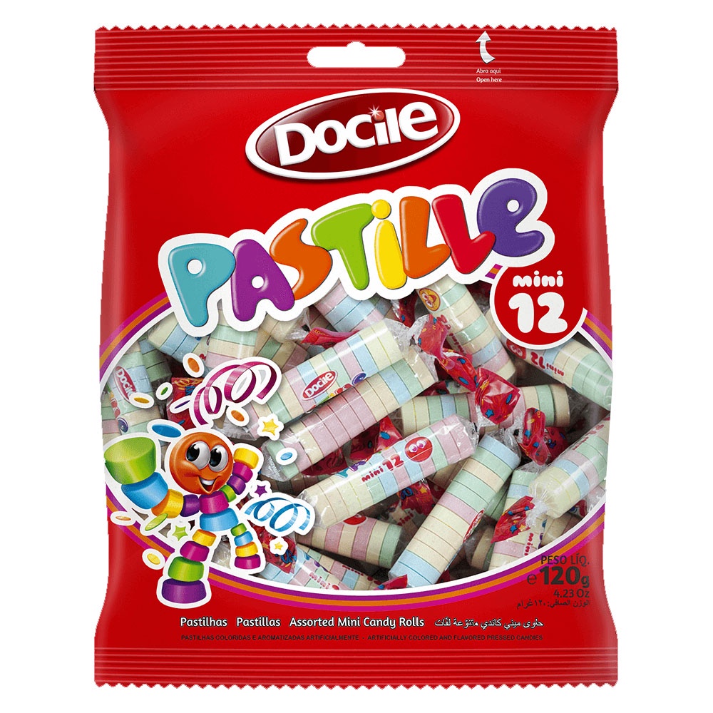 Pastilha Mini 12 Pastille Sortida 100g - Docile | Shopee Brasil