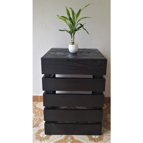 Balcão móvel esconde botijão a gás de cozinha de madeira 45X45X60 (NÃO ...