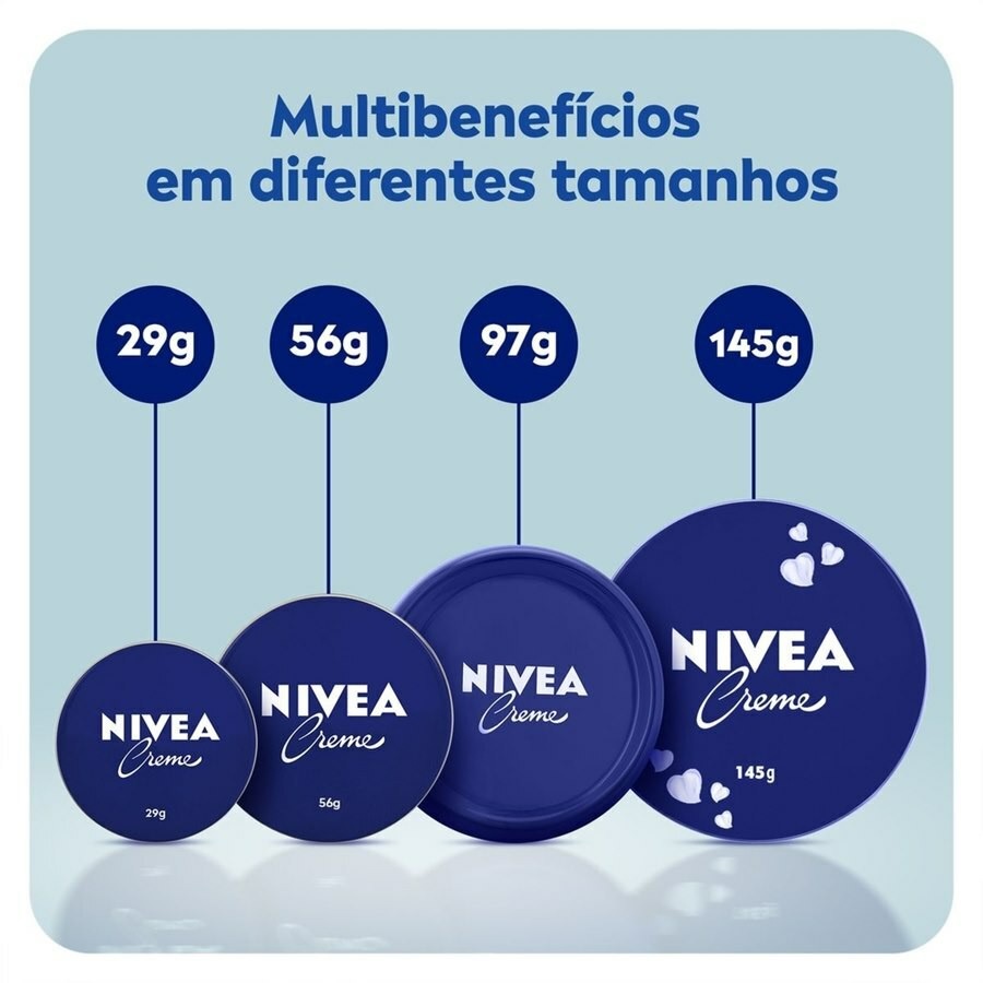 Creme Hidratante Nivea Lata - 29g/ 56g/ 145g | Shopee Brasil