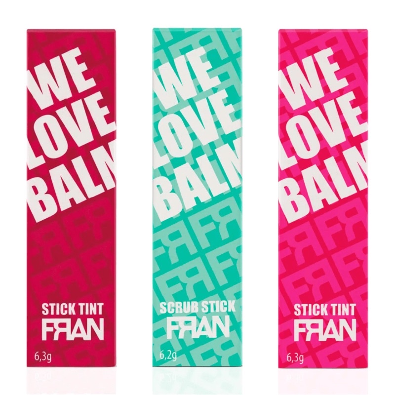 Stick tint pink, stick tint wine, scrub stick bamboo - Fran by franciny ...