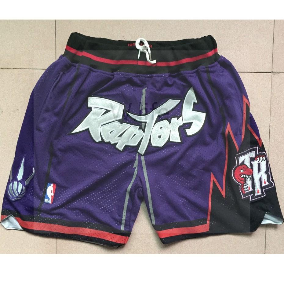 Shorts NBA Toronto Raptors Sports Roxo Bolso Versão | Shopee Brasil