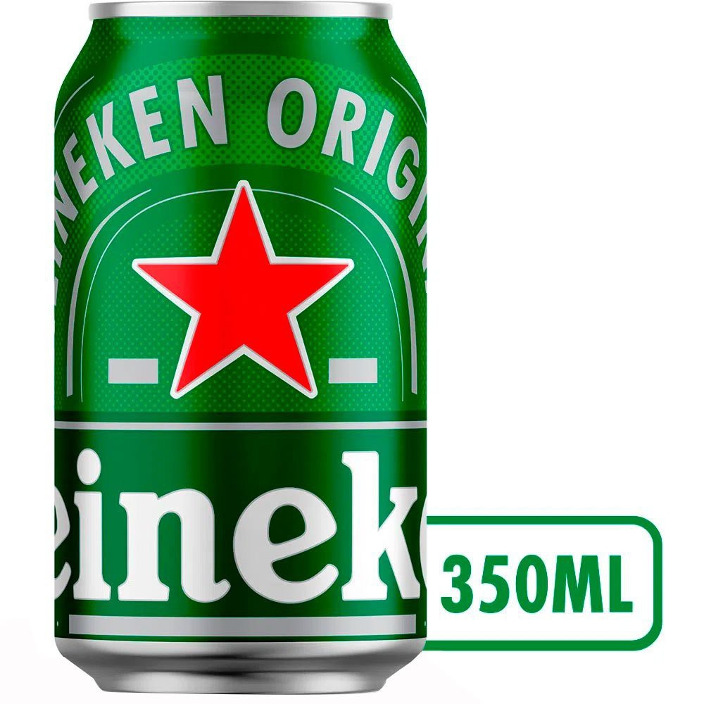 2 unidades Cerveja HEINEKEN Lata 350ml | Shopee Brasil