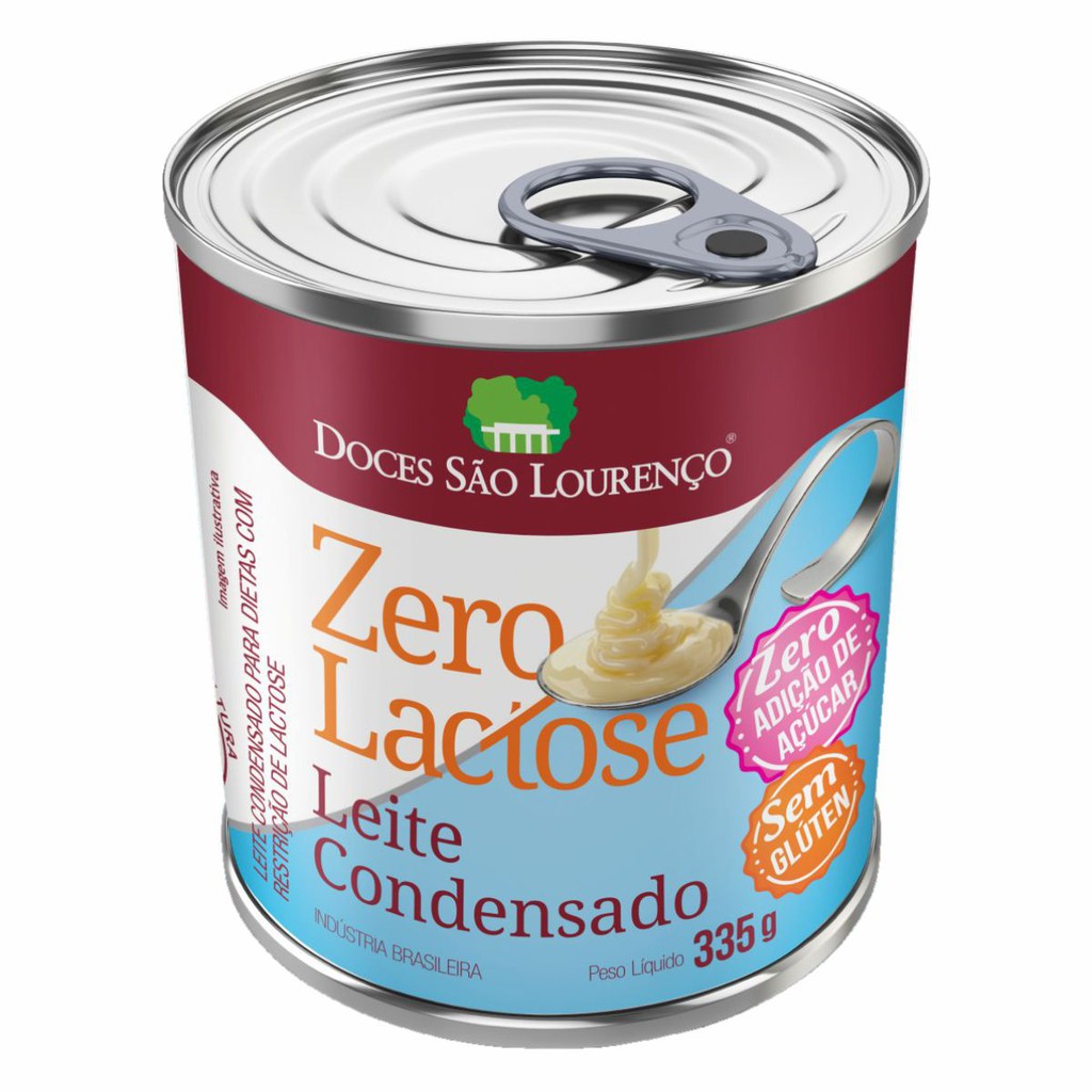 Leite Condensado Diet Zero Açúcar Sem Lactose Sem Glúten 335g | Shopee ...