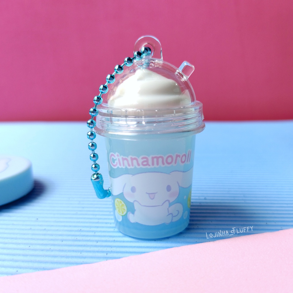 Chaveiro Frappe Cinnamoroll / Tuxedo Sam da Sanrio Kawaii Presente ...