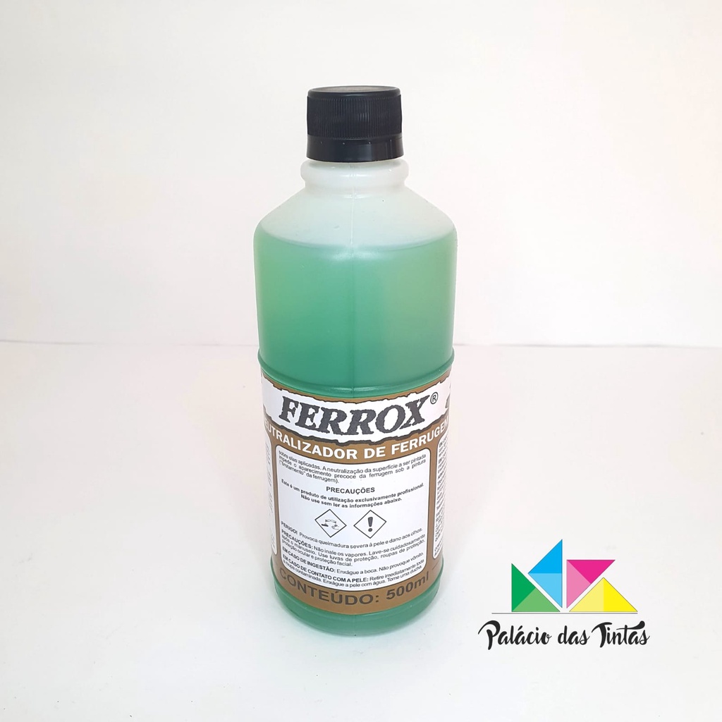 Ferrox - neutralizador de ferrugem - 500ml | Shopee Brasil