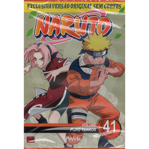 Dvd Naruto - Vol.41 - Puro Terror | Shopee Brasil