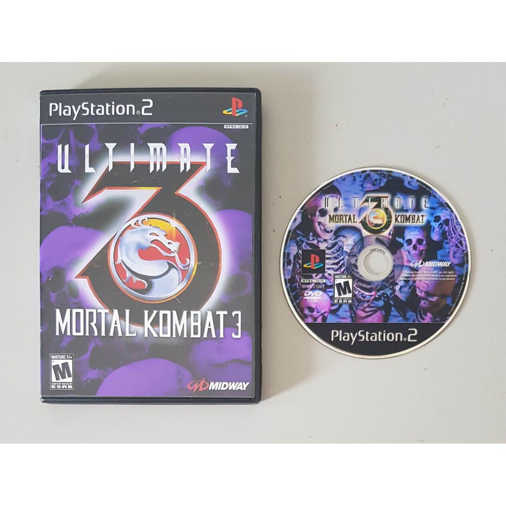 PS2 - Ultimate Mortal Kombat 3 UMK3 - Leia a descrição | Shopee Brasil