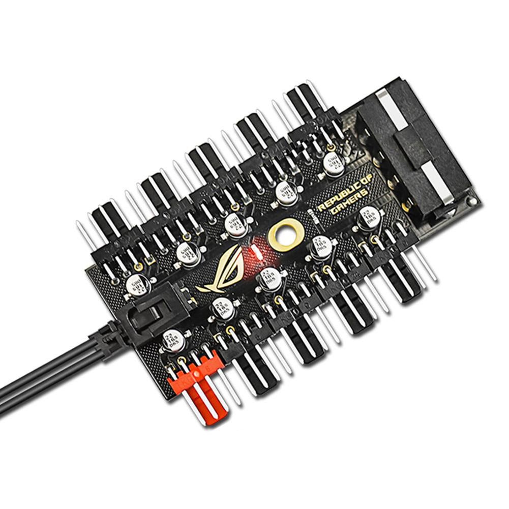 Hub Multi Fan Cooler 10x 4 Pinos Pwm Cpu - Conector Molex 4d Interface ...