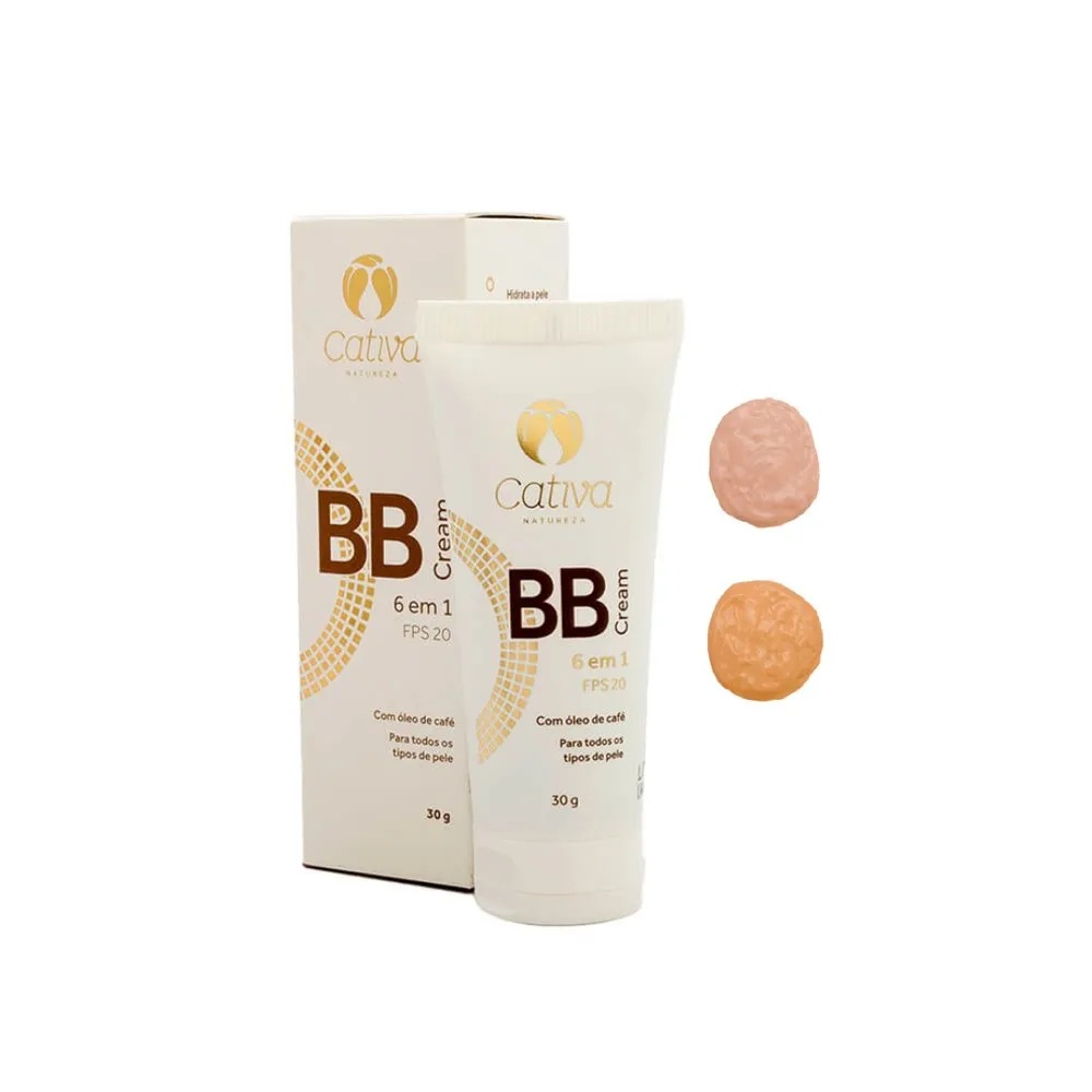 BB Cream 6 em 1 FPS20 30g - Cativa | Shopee Brasil