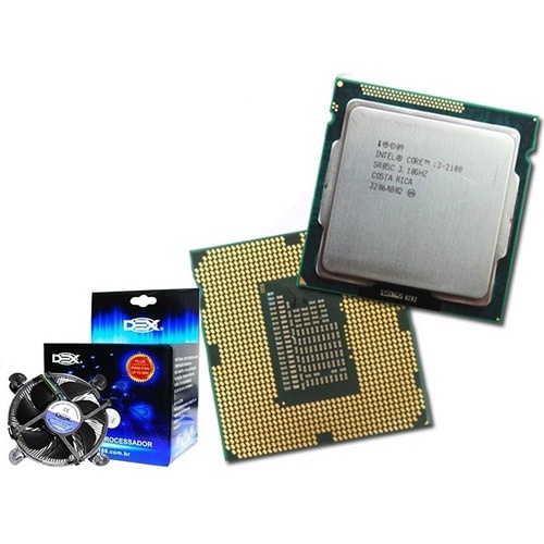 Kit Processador Intel Core I3 2100 Lga 1155 + Cooler Process | Shopee ...