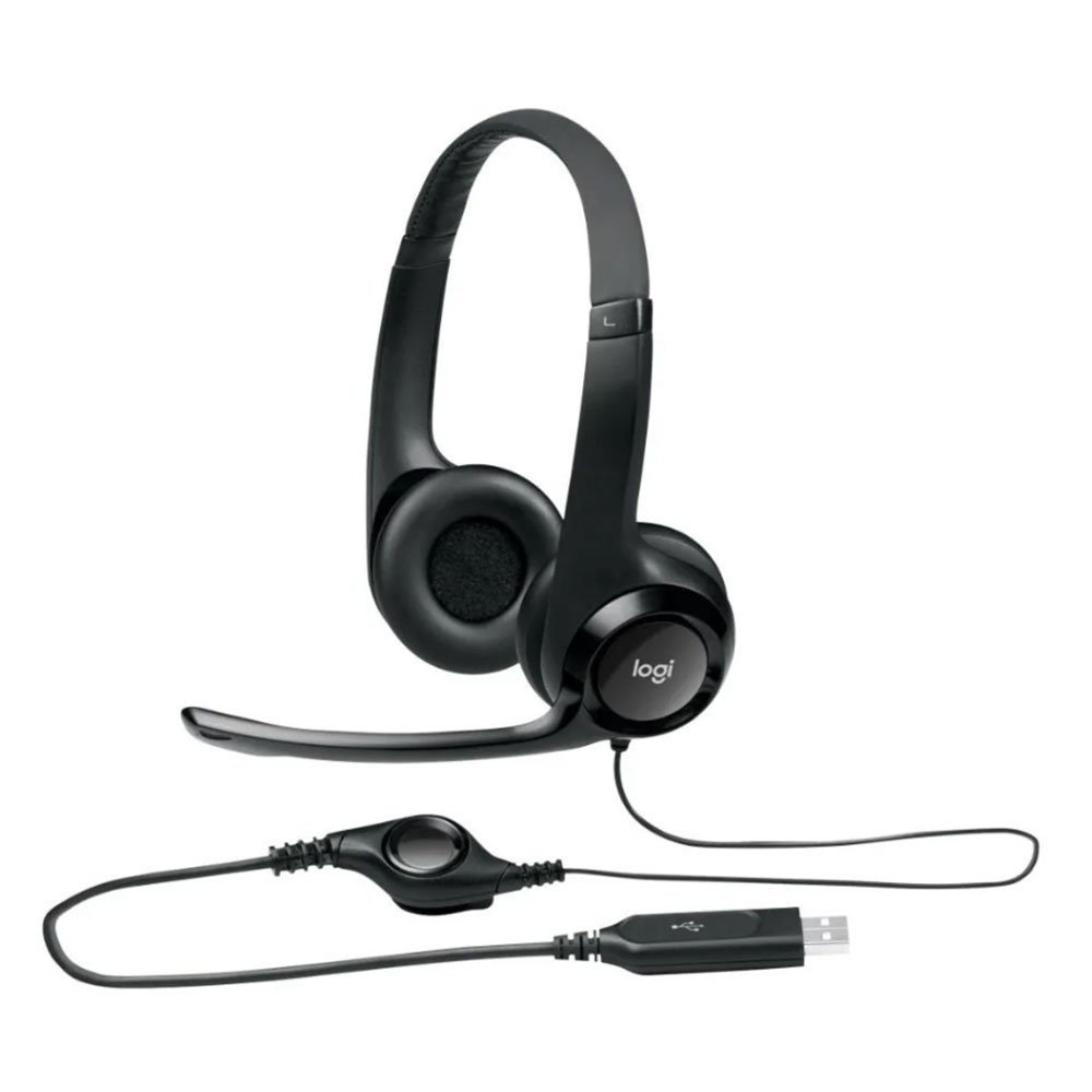 Headset Logitech H390 Usb 981-000014 | Shopee Brasil