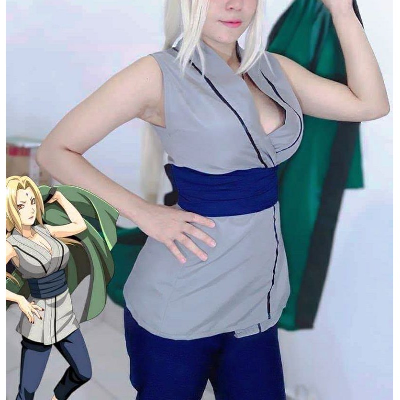 Fantasia Cosplay Tsunade Senju Anime Naruto | Shopee Brasil