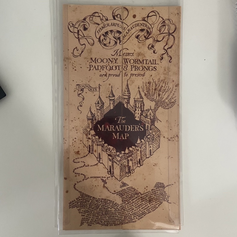 mapa do maroto oficial universal studios harry potter | Shopee Brasil