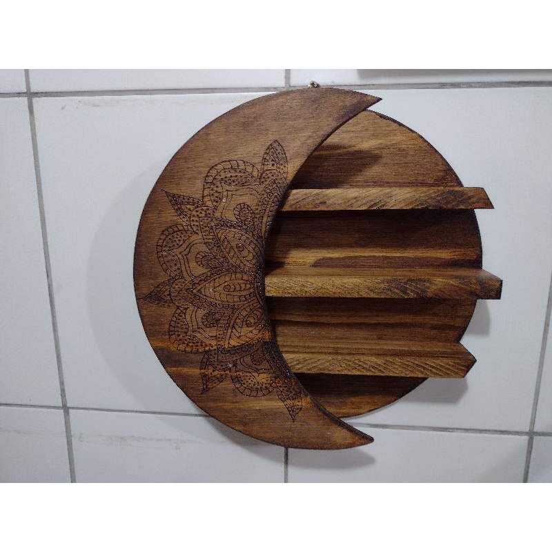 Nicho Lua Prateleira Cristais | Shopee Brasil