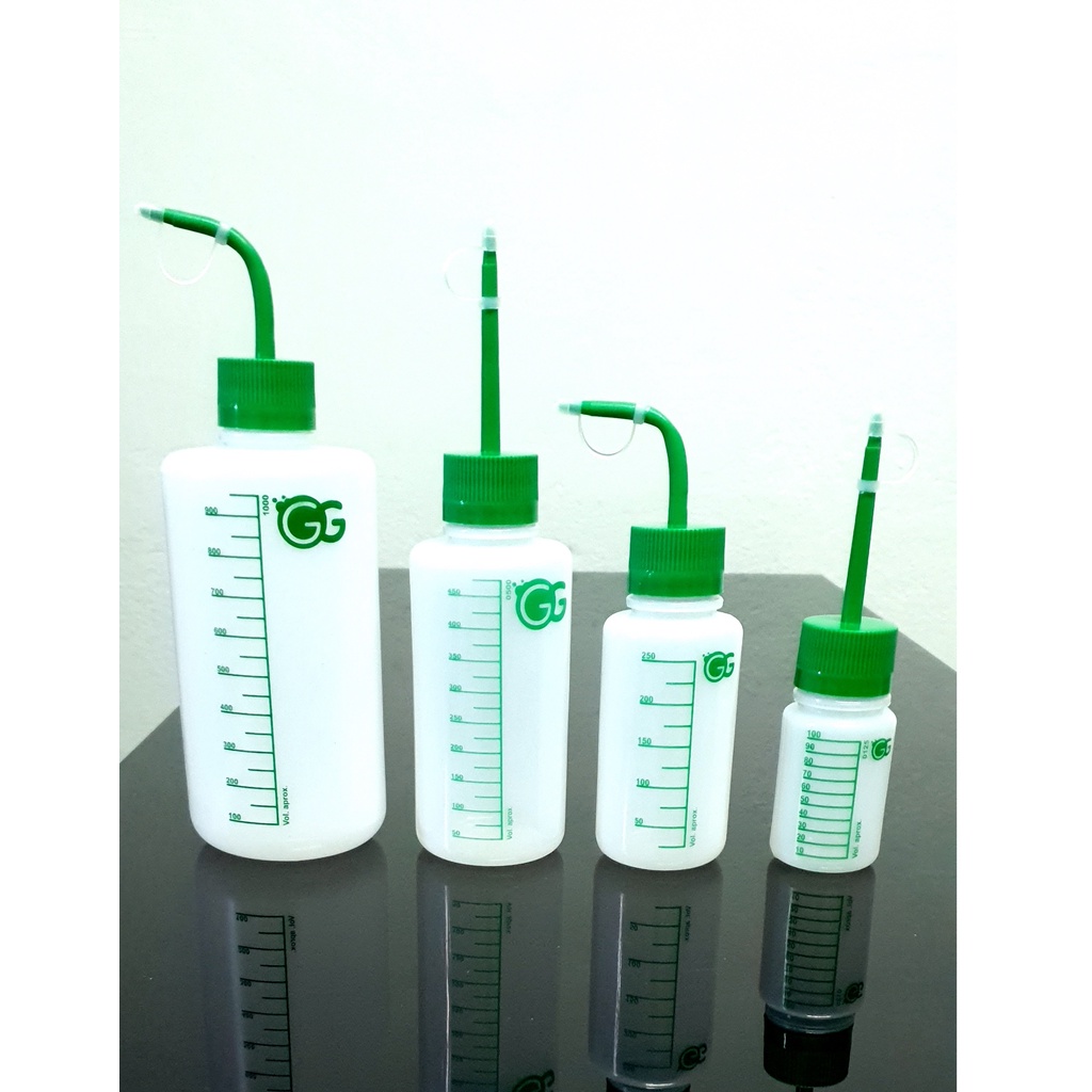 Pisseta Plastica Bico Verde ou Azul Graduada - Almotolia - Frasco ...