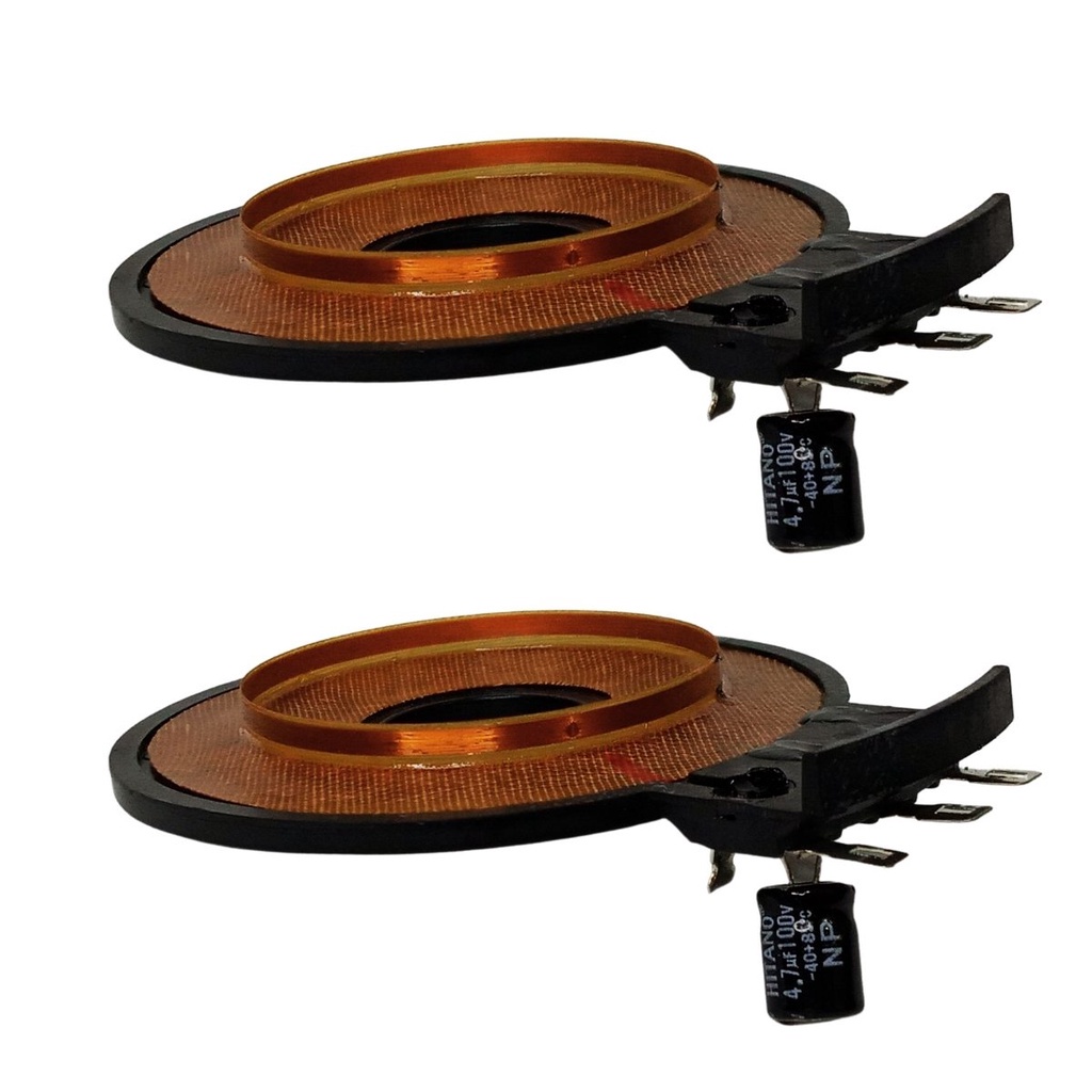 Kit 2 Reparos Super Tweeter Fenólico Spyder Stw Corneta Completo 100w 8 ...