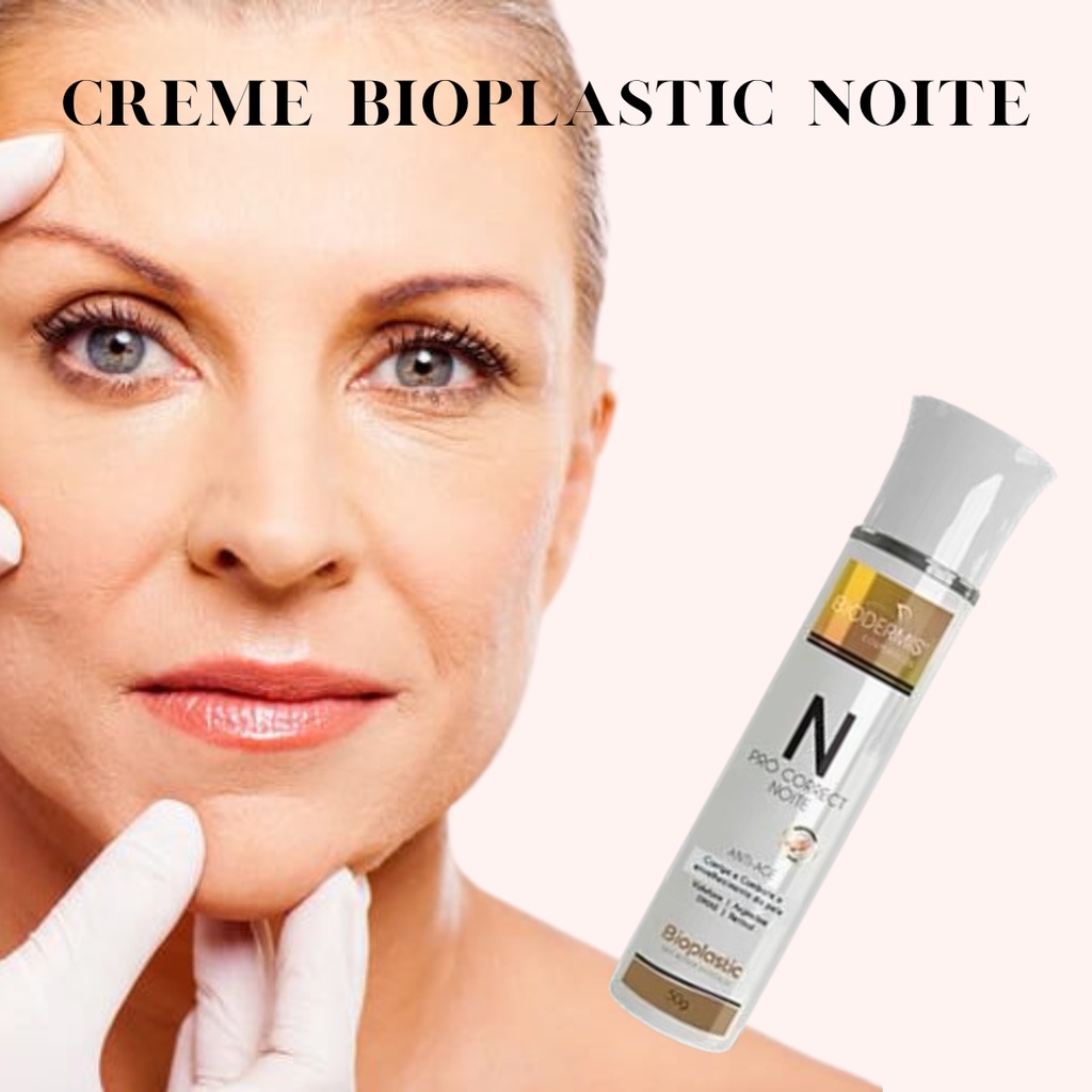 CREME BIOPLASTIC NOITE - 50 G- BIODERMIS - ANTI-IDADE | Shopee Brasil