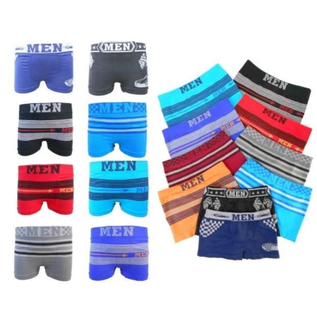 Kit 10 Cueca Infantil ou Juvenil Boxer Microfibra boy Menino atacado ...