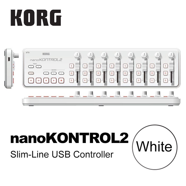 Nano Kontrol2/Key2/Pad2 Controlador MIDI Portátil Almofada De Som ...
