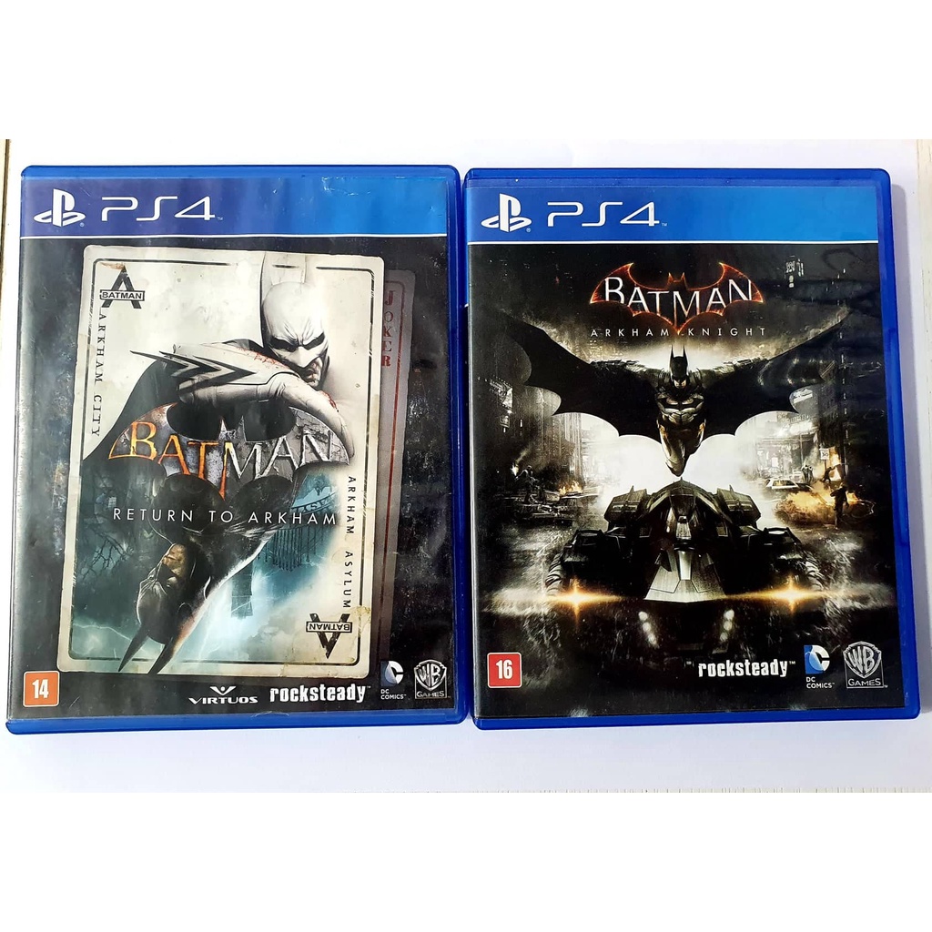 Combo Batman Return To Arkham + Batman Arkham Knight (mídias Físicas ...