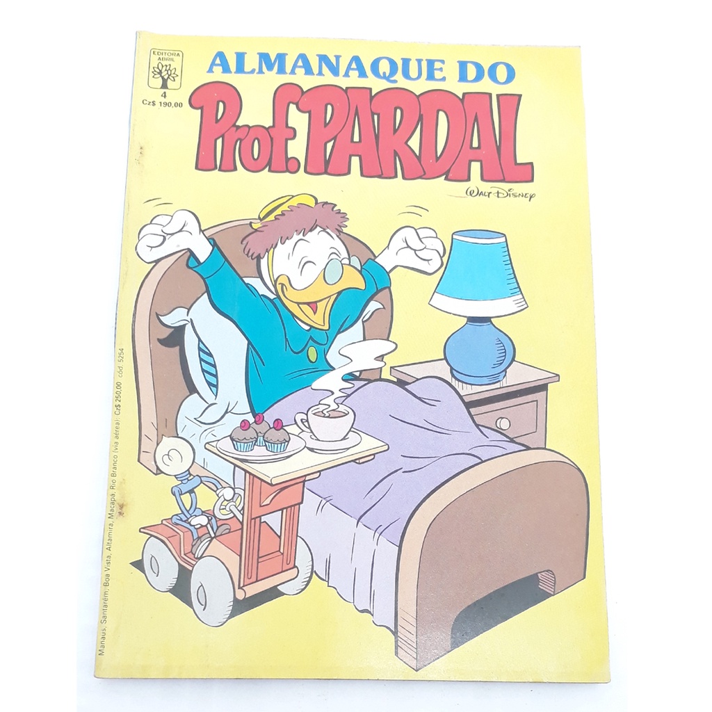 Almanaque Do Professor Pardal - Nº04 - 1988 - Editora Abril - Revista ...