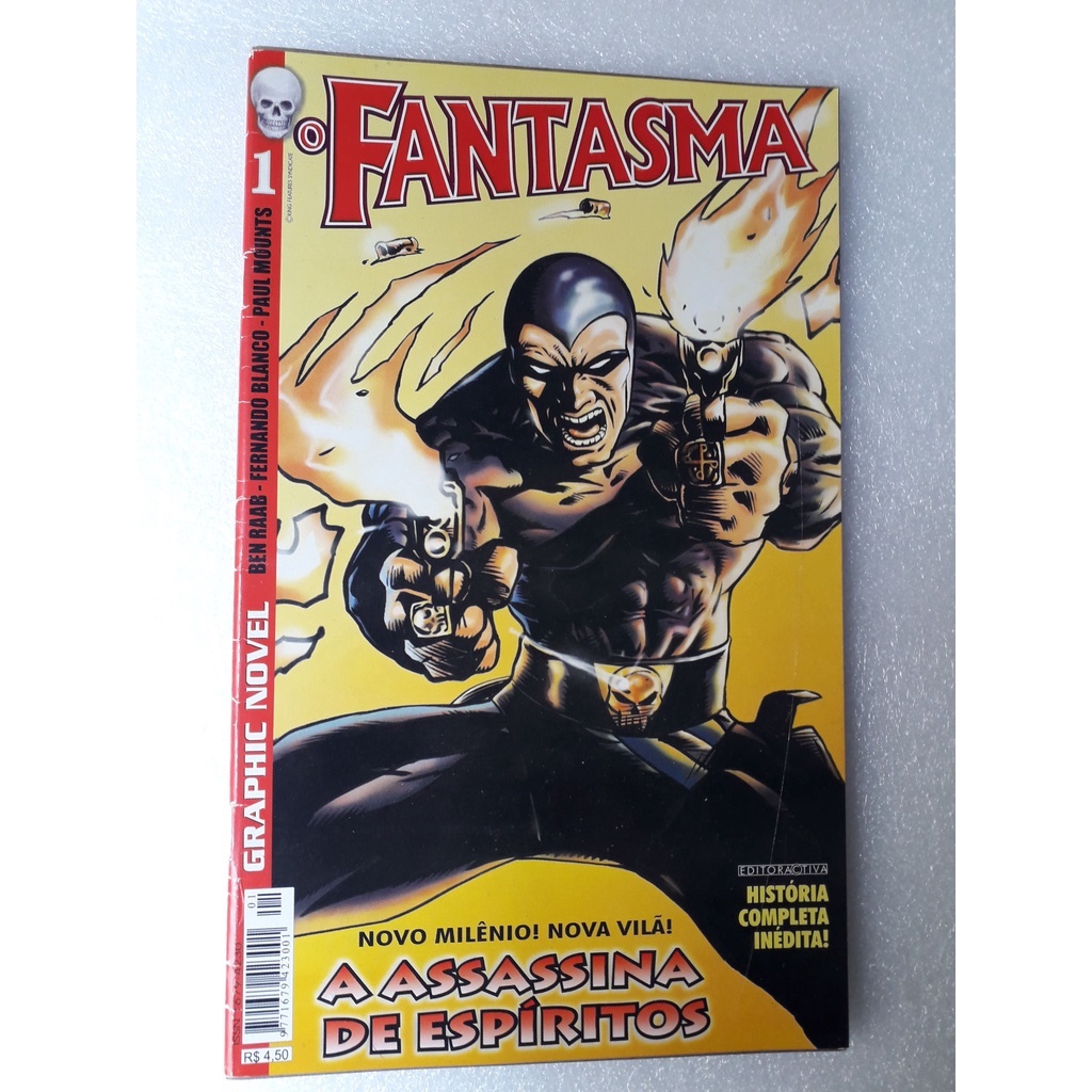 HQ O Fantasma: A Assassina De Espíritos - Graphic Novel | Shopee Brasil