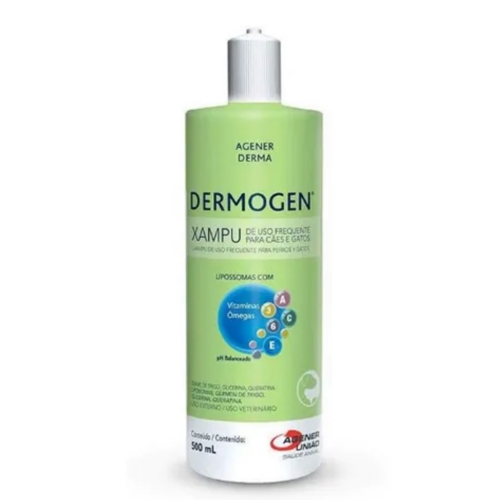Dermogen Shampoo para Peles Sensiveis para Caes e Gatos Agener Uniao ...