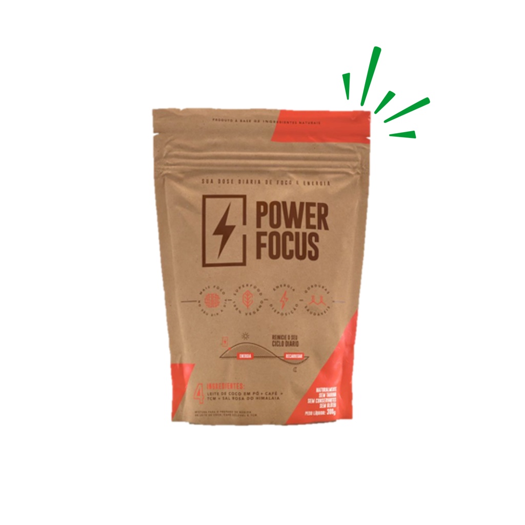 Café Power Focus - Bullet Coffee 600g | Shopee Brasil