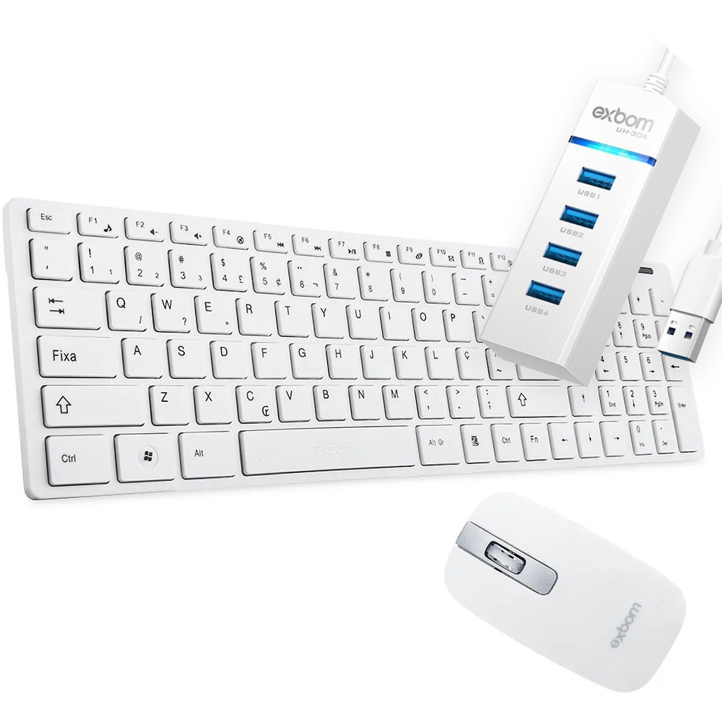 Kit Home Office Gamer Teclado Mouse e Hub Usb 3.0 | Shopee Brasil