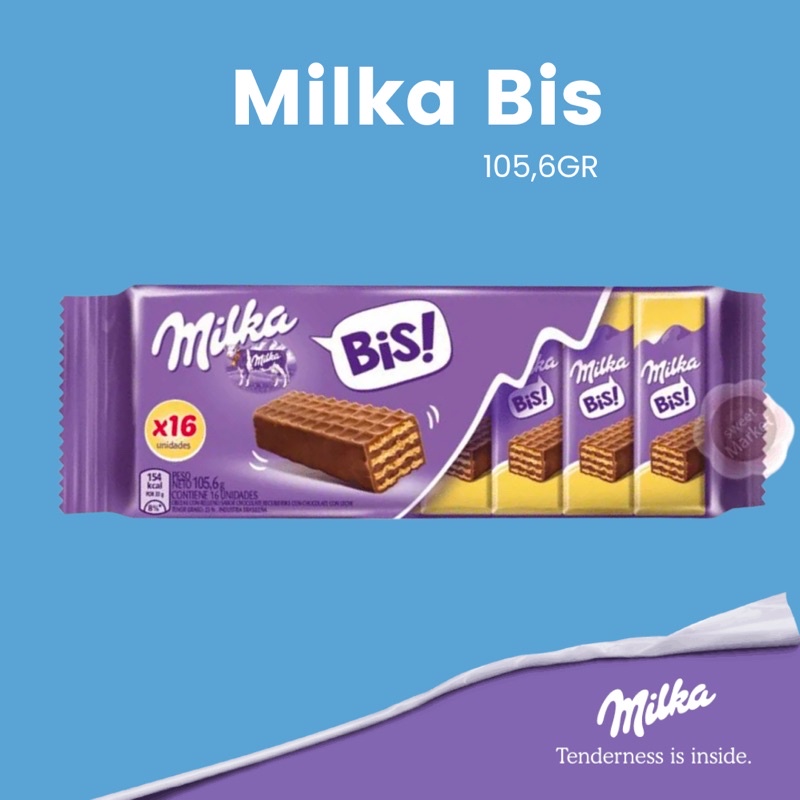 Bis Mika Chocolate ao Leite 105,6G | Shopee Brasil