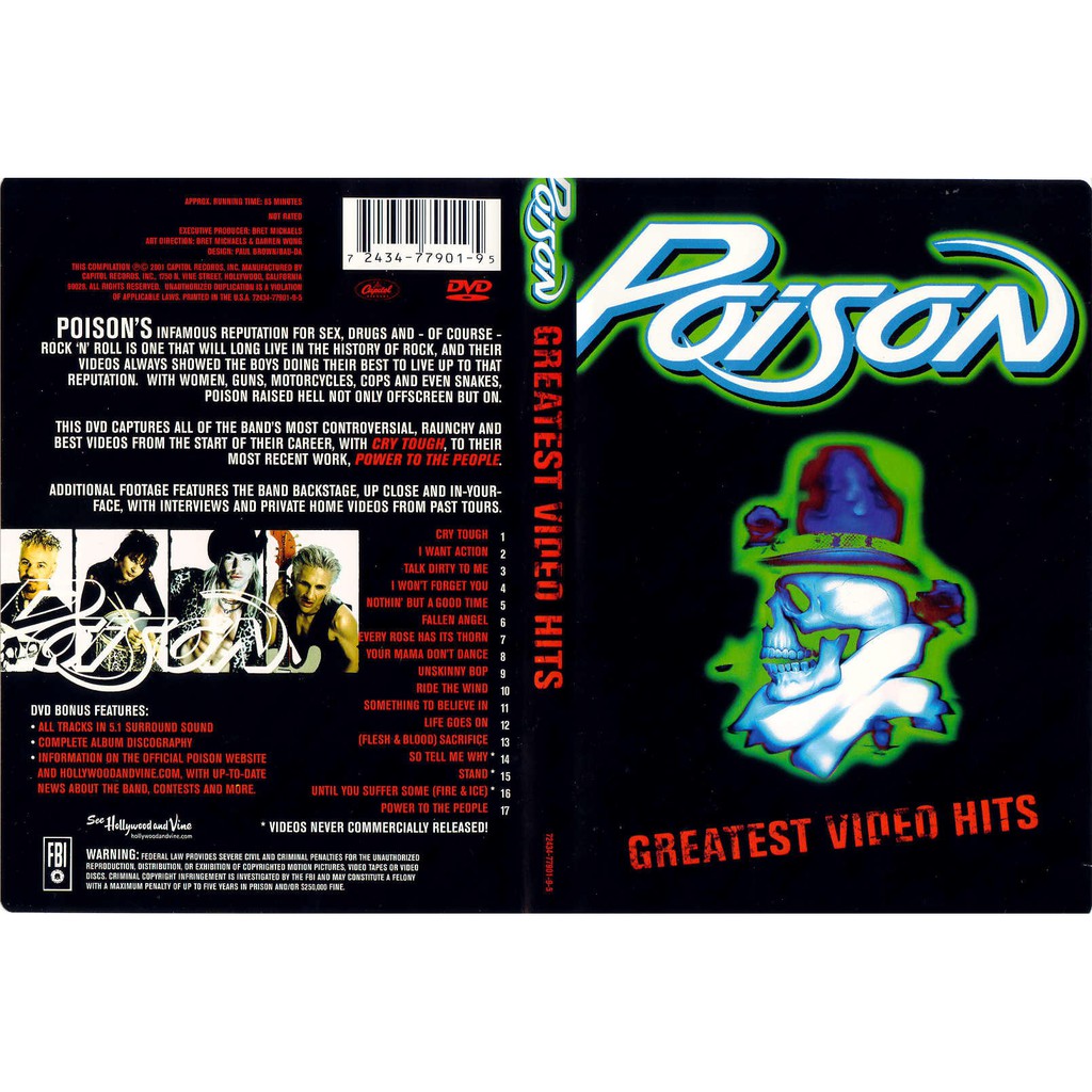 Poison 3 dvds Bootlegs Rarissimos Hard Rock TIPO MOTLEY CRUE | Shopee ...