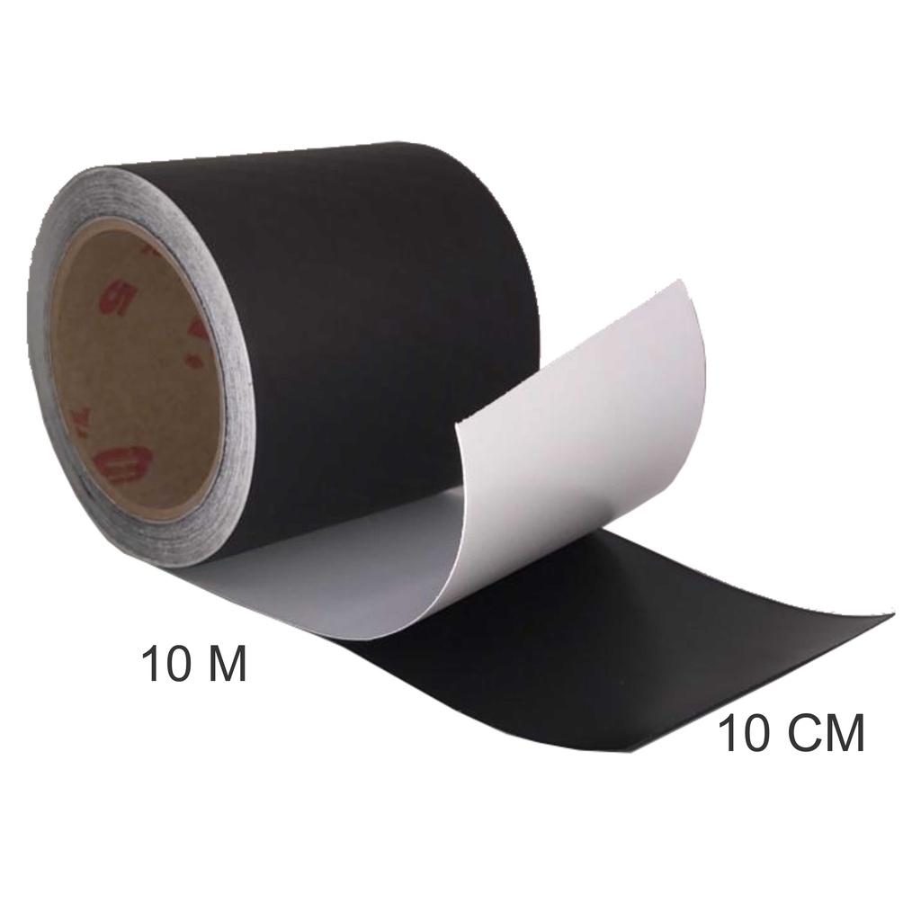 Rolo de Imã Manta Imantada Adesivada 10cm X 10 metros - Rolo 0,3mm ...